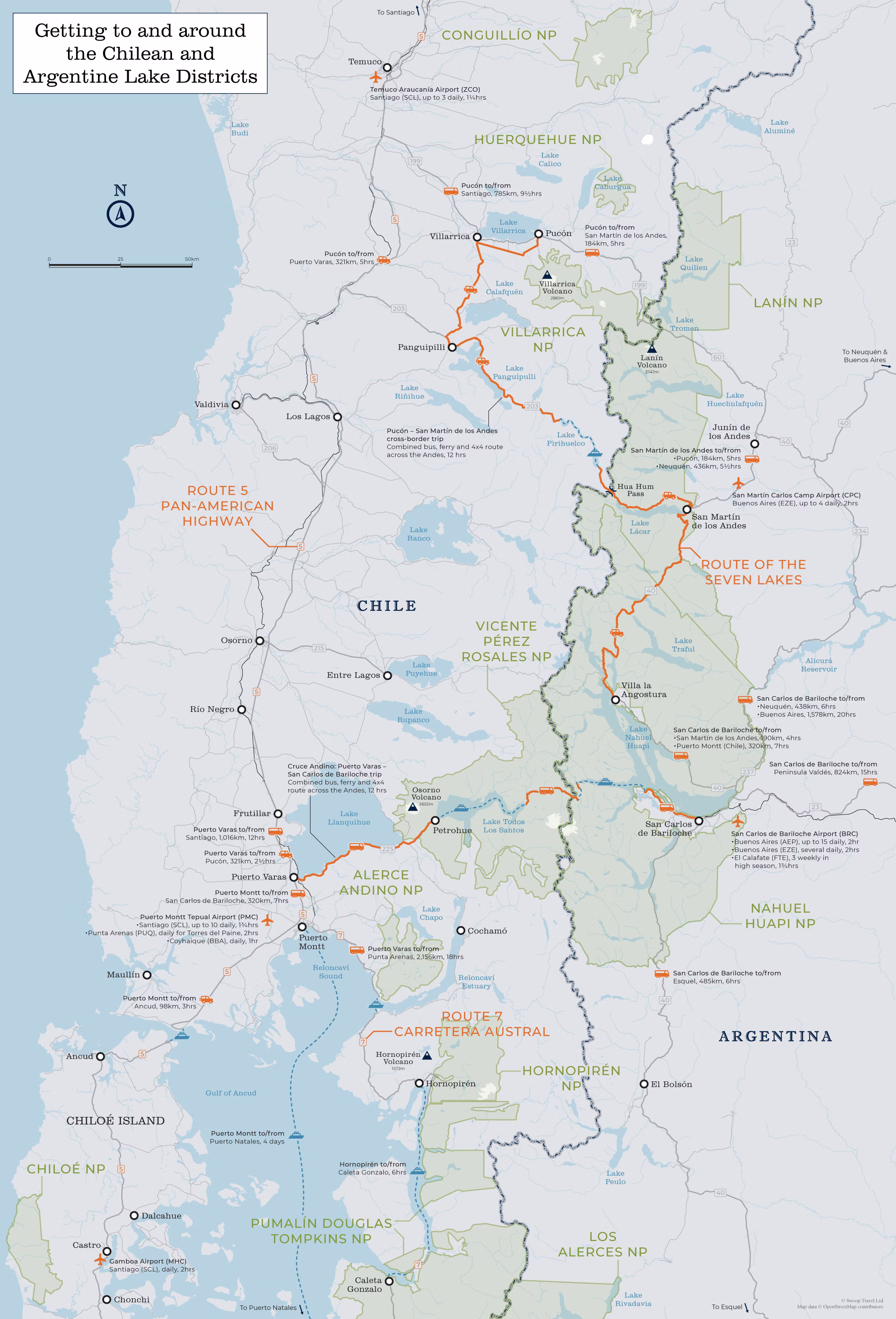 Patagonia Region Map